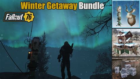 Winter Getaway Bundle Snow Aurora Weather Station Fallout 76