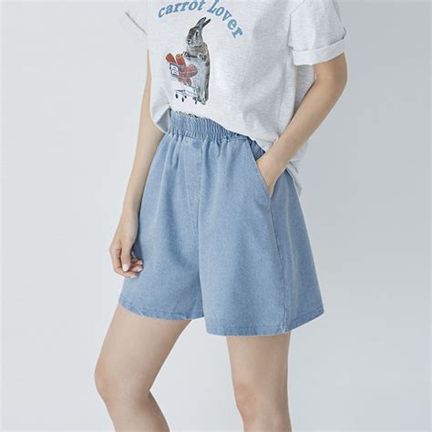 리틀마켓 라스트원 세일 7컬러 밴딩 코튼 4부 숏 밴딩 팬츠 Pe21b3 반바지 면 츄리닝 3부 고무줄 데님 연청 베이지 블랙 핑크 캐쥬얼 여행 마실 바캉스 휴가 휴양지