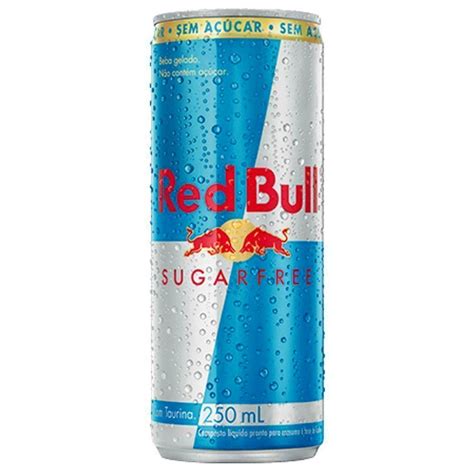 Energético Red Bull Sugar Free 250ml Drogaria Minas Brasil