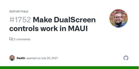Make DualScreen Controls Work In MAUI Issue 1752 Dotnet Maui GitHub