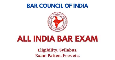 Aibe All India Bar Examination Exam Full Details Explained