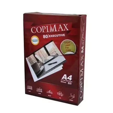 خرید و قیمت کاغذ A4 کپی مکس بسته 500 عددی باکیفیت و 80 گرم کاغذ