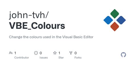 GitHub John Tvh VBE Colours Change The Colours Used In The Visual