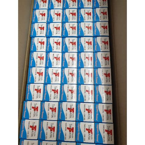 โทรทซิลซีบีเอสน้ำเชื่อมรสราสบอรี่ละลายเสมหะบรรเทาไอ250 บรรจุ60ml