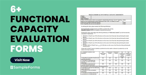 Functional Capacity Evaluation Template Br