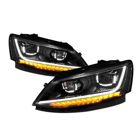 Par De Faros Principales Con Doble Lupa Y Luz LED Auto Magic