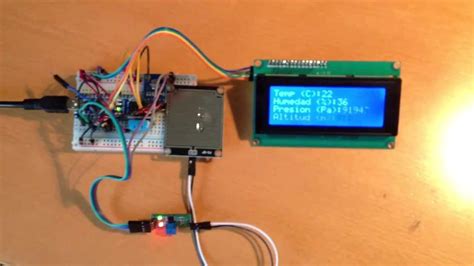 [arduino] Lcd 3 Sensors Weather Station Youtube