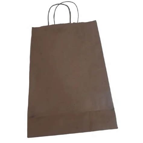 2 Kg Brown Kraft Paper Carry Bag For Shopping At Rs 4piece In