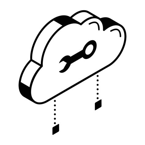 Trendy Isometric Vector Of Cloud Computing 9754442 Vector Art At Vecteezy