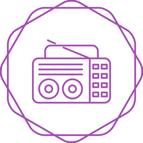 Old Radio Vector Icon 22490643 Vector Art At Vecteezy