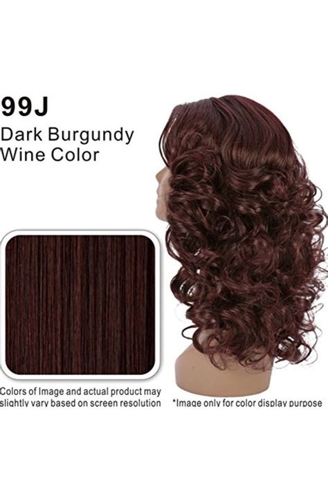 Vivica A Fox Joanna V Synthetic Fiber Deep Lace Front Wig In Color 99j Loose Curls Lace