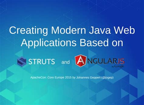 Creating Modern Java Web Applications Based On Struts2 And Angularjs Pdf