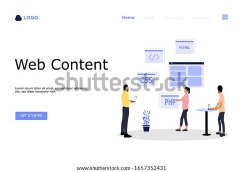 Programmer Engineering Development Vector Illustration Concept Stock Vector Royalty Free