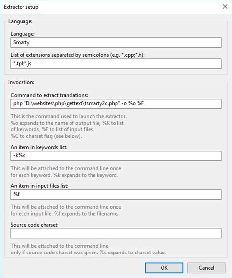 Getting Poedit To Work With Smarty Tsmarty C Php Extractor And Gettext QuantumWarp