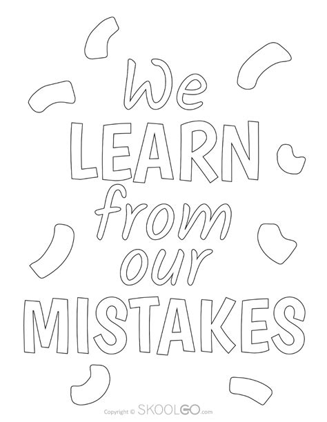 We Learn From Our Mistakes Free Classroom Poster Skoolgo Classroom Posters Free Classroom