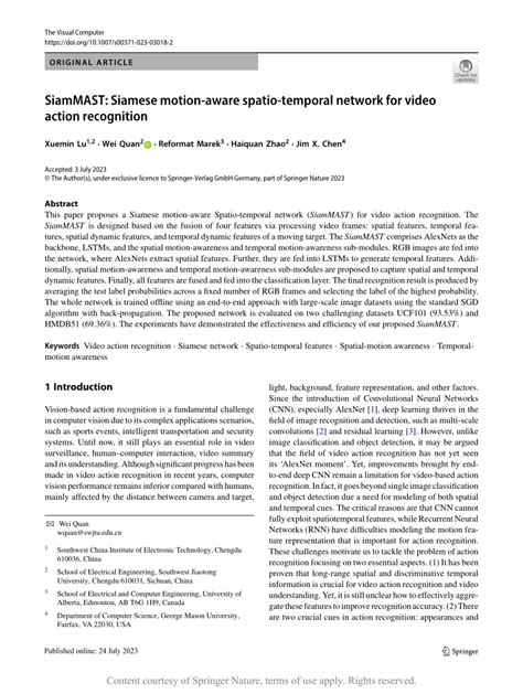 siammast siamese motion aware spatio temporal network for video action