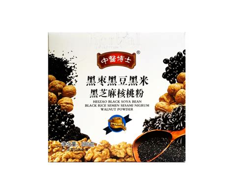Doc Boshi Black Date Black Bean Black Rice Black Sesame Walnut Powder
