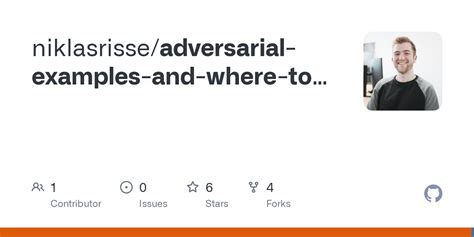 GitHub Niklasrisse Adversarial Examples And Where To Find Them