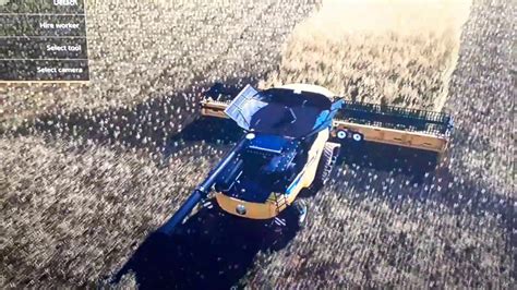 Farming Simulator 19 Harvesting The Field Youtube