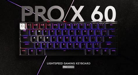 Logitech G Releases Pro X 60 Lightspeed Gaming Keyboard With Keycontrol Technology Dunia Games