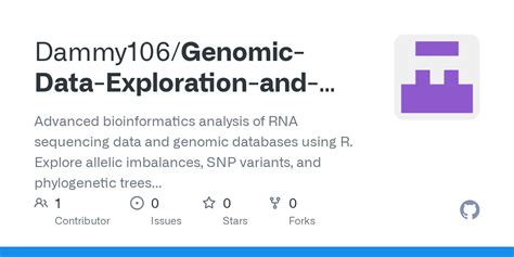 Github Dammy106genomic Data Exploration And Visualization Advanced Bioinformatics Analysis