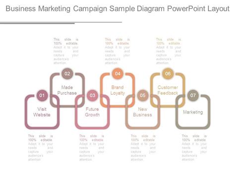 Business Marketing Campaign Sample Diagram Powerpoint Layout
