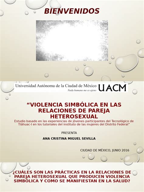 Presentación Violencia Simbólica Pdf