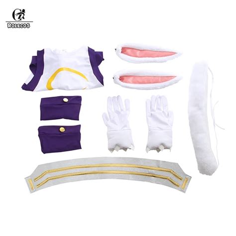Rolecos Costume De Cosplay Mha Rabbit Hero Mirko Pour Femmes Cosplay