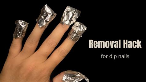 Removal Hack For Dip Acrylic And Gel Nails Youtube