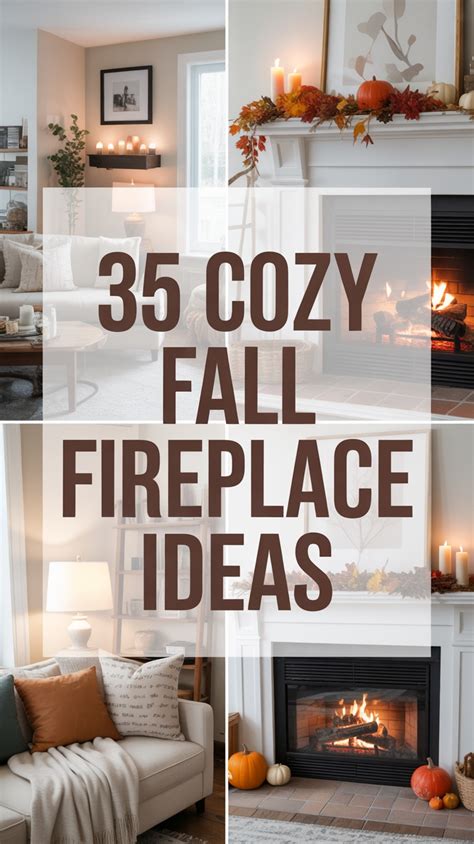 35 Cozy Fall Fireplace Decor Ideas Toolzview