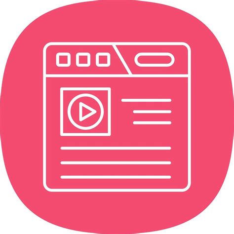 Browser Line Curve Icon 41282725 Vector Art At Vecteezy