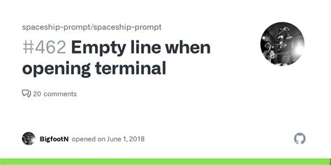 Empty Line When Opening Terminal · Issue 462 · Spaceship Prompt