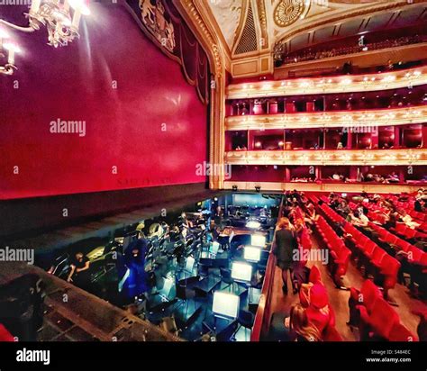 A Night At The Opera In The Interval Where The Safety Curtain Is Down