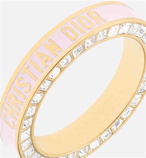 Кольцо Dior Night Code Металл с отделкой золотого цвета, кристаллы ...