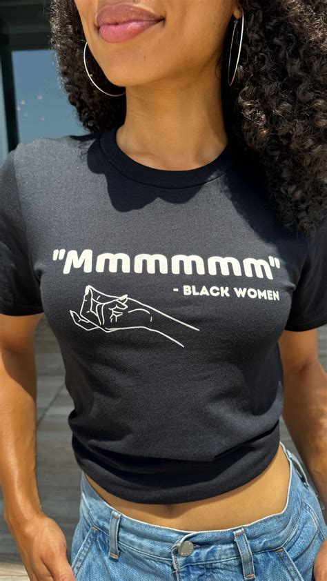 Mmmmmm Black Soft Tee Unisex Round Table Shop