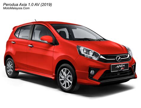Perodua Axia 2019 Price In Malaysia Rm23 367 Motomalaysia