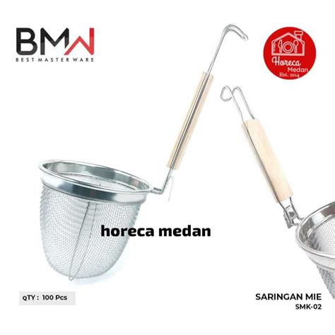 Jual Saringan Mie Stainless Steel Atau Kocokan Mie Gagang Kayu Shopee