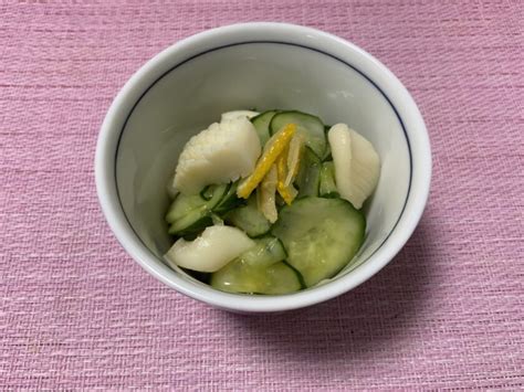 いかときゅうりの酢の物 Walora