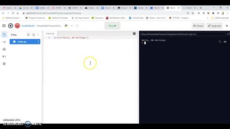 How To Use Python In Replit For Hello World Youtube