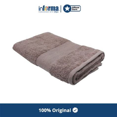 Jual Informa 70x140 Cm Tarve Handuk Mandi Cokelat Bath Towel Handuk