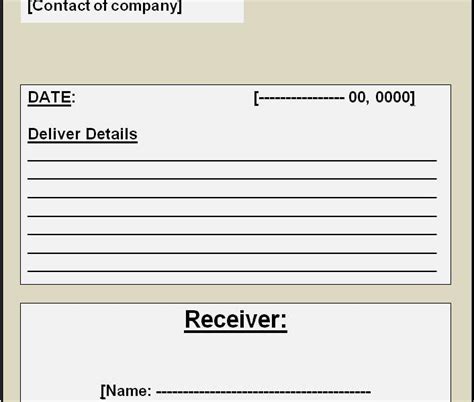Receipt Templates Free Word Templates