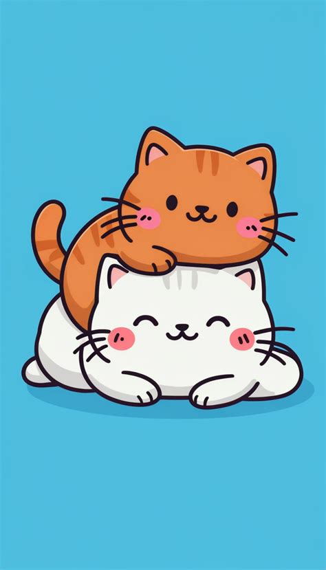 Cartoon Cute Animated Kittens Template Designs Playground