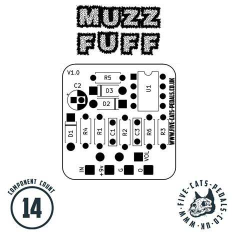 Muzz Fuff Ehx Muff Fuzz Clone Five Cats Pedals