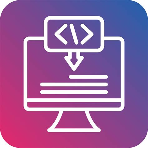 Premium Vector Vector Design Code Deployment Icon Style