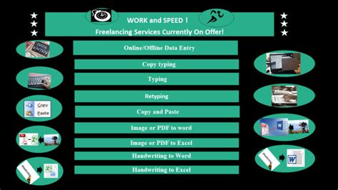 Provide Great Data Entry Copy Typing Typing Services For You By Workandspeed Fiverr