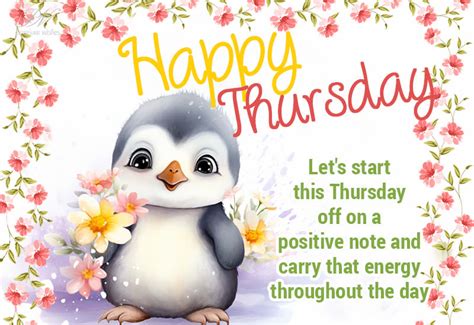 Happy Thursday Lets Start This Thursday Off On A Positive Note And
