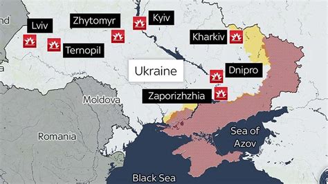 Ukraine War Which Cities Have Been Attacked Following Crimea Bridge