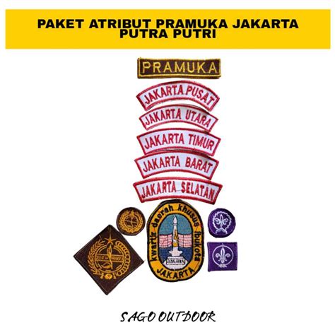 Jual Paket Atribut Pramuka Jakarta Putra Putri Shopee Indonesia