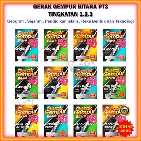Hot Buku Latihan Gerak Gempur Bitara Tingkatan Edisi Sejarah Geografi