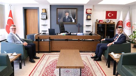 Başsavcı Özkılıç Ve Mahkeme Başkanı Akpunara Başkan Ustaoğlundan Ziyaret